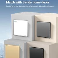 China 1 Gang G3 Smart Home Push Wireless Switch Light Remote Control Wall Button Ceiling Lamp on Off Socket for sale