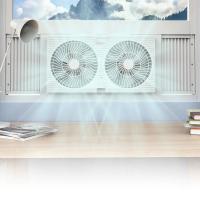 China Home Ceiling Exhaust Fan 9 Inch Double Reverse Window Fixture DC Exhaust Fan Remote Control for sale