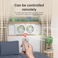 China Home Ceiling Exhaust Fan 9 Inch Double Reverse Window Fixture DC Exhaust Fan Remote Control for sale