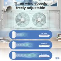 China Home Ceiling Exhaust Fan 9 Inch Double Reverse Window Fixture DC Exhaust Fan Remote Control for sale