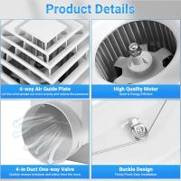 China 300*300mm ECM Motor Ceiling Exhaust Fan Effective Air Circulation For Bathroom Kitchen OEM ODM for sale