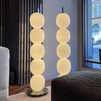 China 3500K Gourd Style Lamps ,  Luxury LED Floor Lamps For Living Room / Bedroom for sale