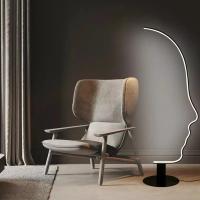 China Living Room LED Desk Lights 4100K Vertical LED Floor Lamp 4100K for sale
