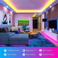 China 10m RGB LED Light Strip Multicolor Remote LED Tape Lights For Indoor Outdoor Hotel Lighting for sale