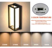 China IP65 Modern Lantern Lamp 12 Inch Balcony Decor Garden Wall Lamp for sale