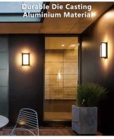 China IP65 Modern Lantern Lamp 12 Inch Balcony Decor Garden Wall Lamp for sale