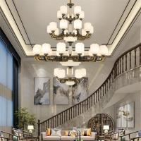 China Japanese Good Price Modern Hotel Living Room Luxury Pendant Light Art Glass Chandelier Lighting for sale