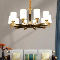 China Large Luxury Dining Room Chandelier Lighting , Round Living Room Pendant Lamp for sale