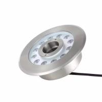 China 16 Colors RGB IP68 Submersible LED Pool Light Underwater LED Night Pond Fountain Light for sale