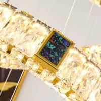 China Tri Color  Ceiling Hanging Lamp , Home Staircase Circle LED Pendant Light for sale