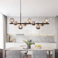 China Dining Room Home Decor Chandelier Glass Magic Bean Lamp LED Pendant Light for sale