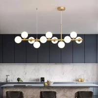 China Dining Room Home Decor Chandelier Glass Magic Bean Lamp LED Pendant Light for sale