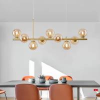 China Dining Room Home Decor Chandelier Glass Magic Bean Lamp LED Pendant Light for sale