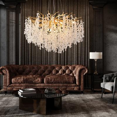 China Pendant Lamp Indoor Decor Restaurant Home Hotel Villa Living Dining Room Lobby Luxury Modern Crystal Light Chandelier for sale