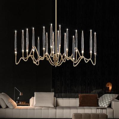China Siesi Modern Traditional Chandelier Lighting , Luxury Glass Ceiling Hanging Lamps for sale