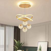 China Home Acrylic Staircase Pendant Chandelier Lighting For Living Room Restaurant for sale