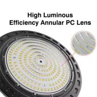 China 100W UFO LED High Bay Light Water Resistant Industrial High Bay LED Lights 3kg for sale