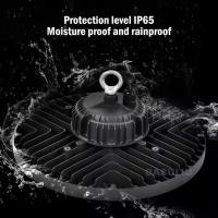 China 100W UFO LED High Bay Light Water Resistant Industrial High Bay LED Lights 3kg for sale