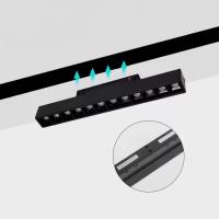 China Magnetic LED Track Light 12W 6W 18W 48V White 1-10V Dimming Foldable Spotlight For Home Hotel for sale