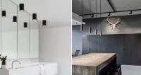 China Aluminum Cylinder LED Track Light Round Surface Downlight Hanging Linear Pendant Lights for sale