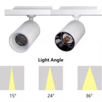China Energy Saving Aluminium Spotlights 3000K 4000K 6000K Magenetic LED Track Spot Light for sale