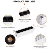 China Adjustable CCT Focus Anti Dazzle LED Grille Spotlight Recessed Down Lights For Office for sale