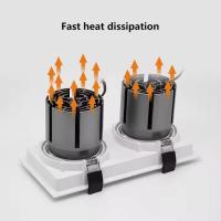 China Square LED Spot Lights Anti Glare Beam Angle Adjustable COB LED Grille SpotLight for sale