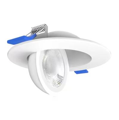 China 4 Inch Recessed LED Spot Light 5CCT 10W 900LM Rotatable Spotlight With Junction Box for sale