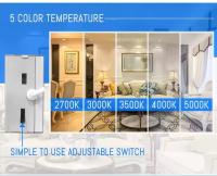 China 4 Inch Recessed LED Spot Light 5CCT 10W 900LM Rotatable Spotlight With Junction Box for sale