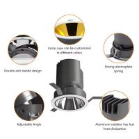 China LED Cabinet Spot Light 15W Frame Round LED Ceiling Lamp AC Neon Spot Light for sale