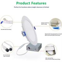 China 4 Inch 6 Inch Smart LED Down Light Tuya Airtight LED Downlights Slim Panel LED Light IP44 for sale