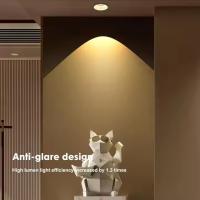 China Hotel Ceiling Recessed LED Spotlight Indoor Aluminum Housing Round LED Downlight for sale