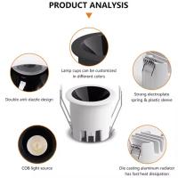 China Full Spectrum LED DownLight High End Anti Glare LED COB Downlight For Home Hotel Villa for sale