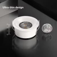China Front Replace Bulb White Adjustable Spotlight , Anti Glare LED Downlights For Residence for sale