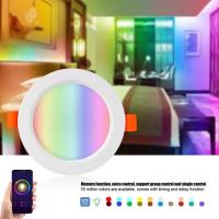China Bluetooth Smart LED Downlight With Remote Control , RGBCW LED Downlight Dimmable AC85-277V for sale