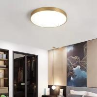 China Circular Bathroom Ceiling Light Surface Mounted 3000K - 6000K Tri Color Ceiling Lamp for sale