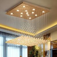 China Restaurant Bedroom Kitchen LED Pendant Lights , Lobby Luxury Crystal Chandelier Lighting for sale