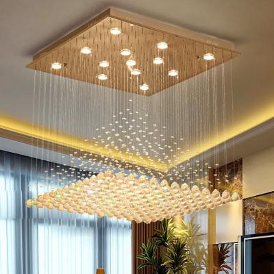 China Restaurant Bedroom Kitchen LED Pendant Lights , Lobby Luxury Crystal Chandelier Lighting for sale