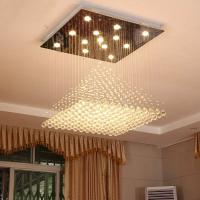 China Restaurant Bedroom Kitchen LED Pendant Lights , Lobby Luxury Crystal Chandelier Lighting for sale