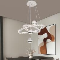 China Art Classic Hanging Dining Room Acrylic Chandelier Design Beautiful Bedroom LED Pendant Light for sale