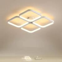 China Dimmable LED Ceiling Chandelier Living Room Bedroom Office Acrylic LED Ceiling Lamp for sale