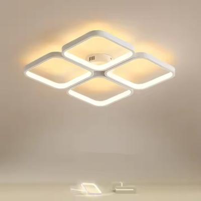 China Dimmable LED Ceiling Chandelier Living Room Bedroom Office Acrylic LED Ceiling Lamp for sale