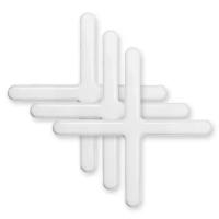 China 55W LED Cross Light 3000K 4000K 6500K Switch Control Hotel Ceiling Lamp 220V AC for sale