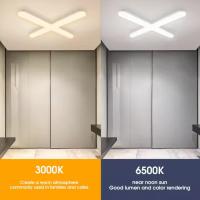 China 55W LED Cross Light 3000K 4000K 6500K Switch Control Hotel Ceiling Lamp 220V AC for sale