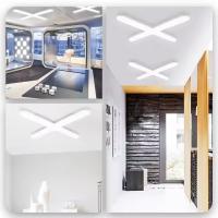 China 55W LED Cross Light 3000K 4000K 6500K Switch Control Hotel Ceiling Lamp 220V AC for sale