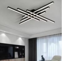 China Modern Dimmable Linear LED Ceiling Light Living Room Indoor Hotel Commercial Lighting for sale