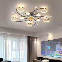 China LED Surface Mount Ceiling Light Fixtures , Home Kitchen Indoor LED Crystal Ceiling Light for sale