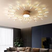 China 4100K Hotel Pendant Lamp Switch Control  Modern Chandelier Lights For Living Room for sale