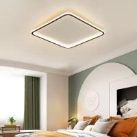 China Modern Ultra Thin LED Ceiling Light Round Square LED Ceiling Lamp Fixture for sale