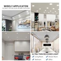 China 4inch 12W Recessed LED Downlight 110mm Hole Size Cool White for sale